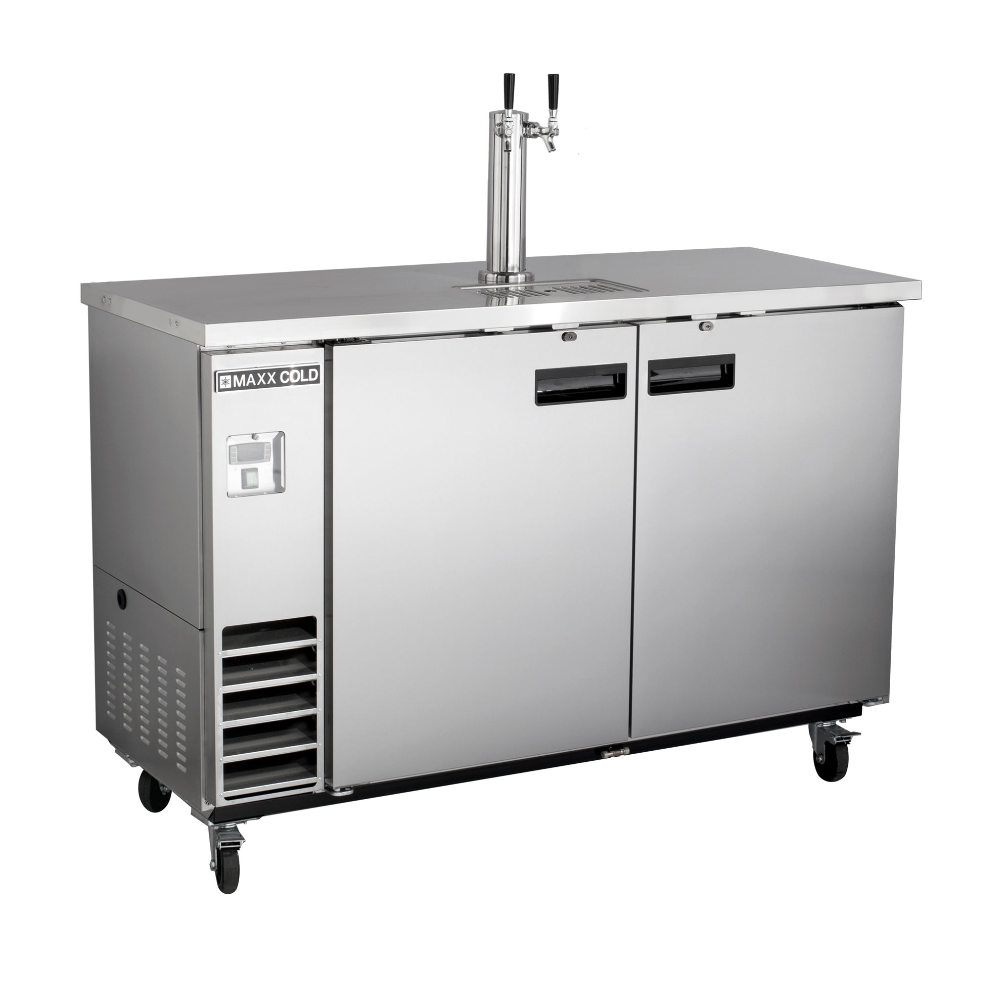 Maxx Cold MXBD60-1SHC X-Series Single Tower, 2 Tap Beer Dispenser, 61"W ...