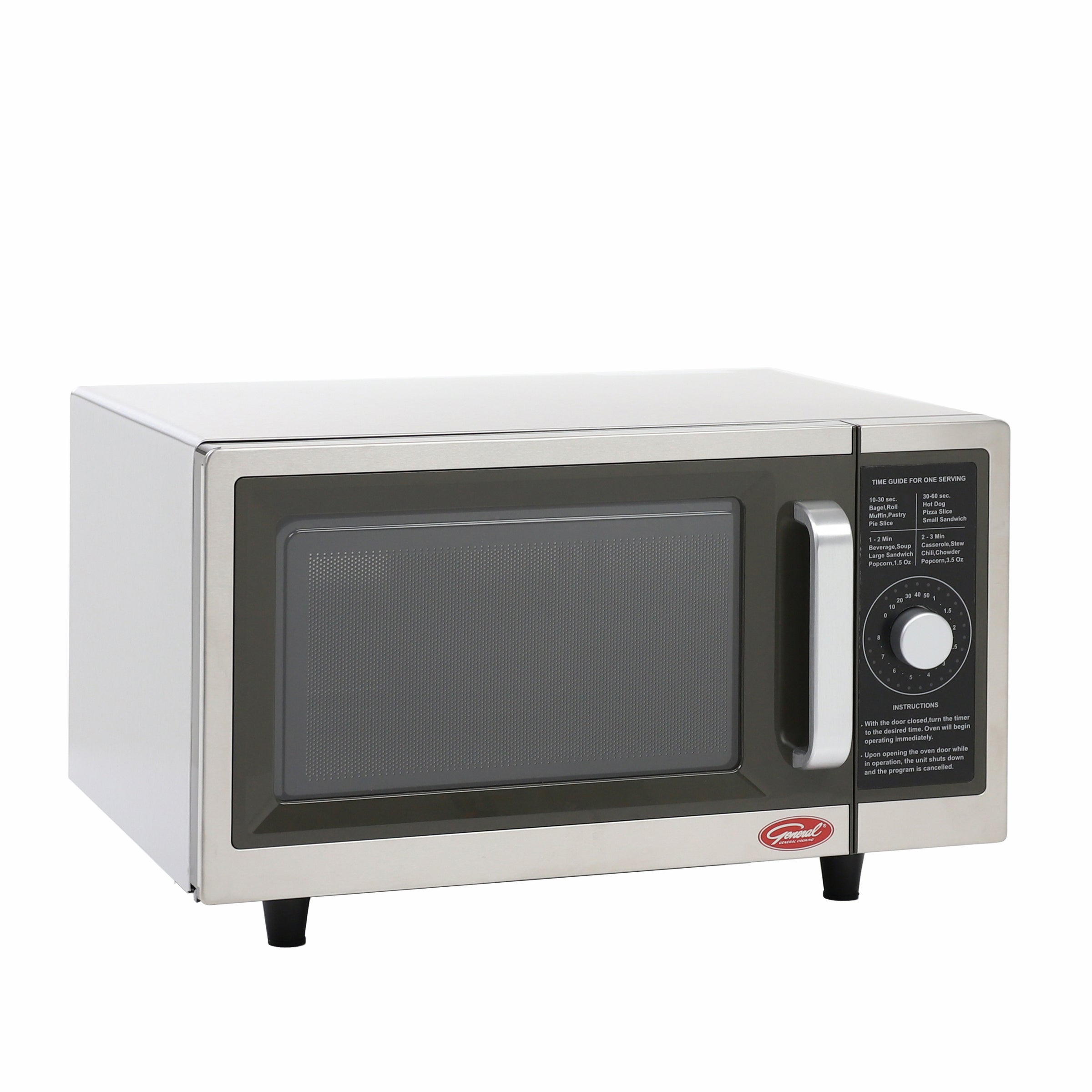 General GEW1000D Commercial Microwave with Dial Control, 1000 Watt, in ...