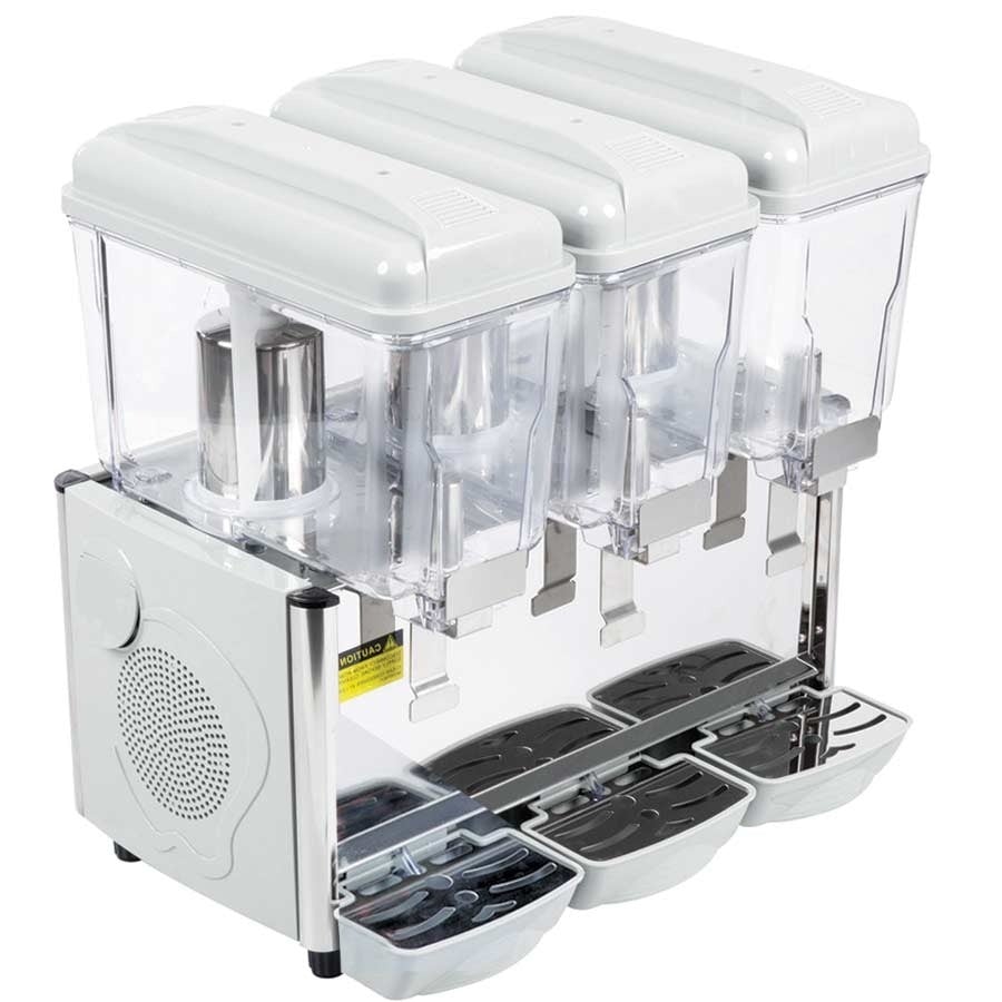 Coldline BD35-PUMP 25" Triple Bowl Beverage Dispenser with Pump Spray ...